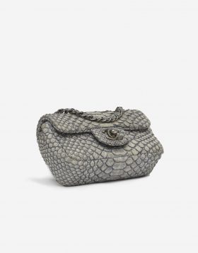 Chanel Timeless Extra Mini Python Grey | SACLÀB