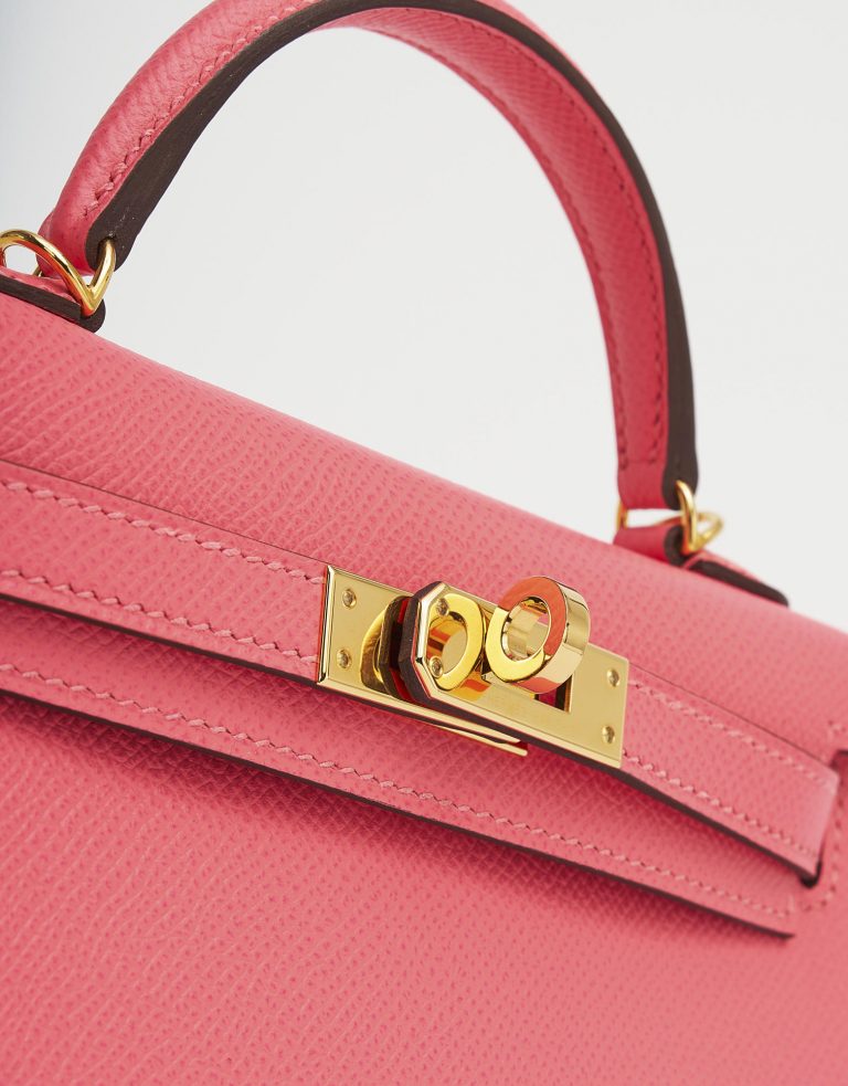 Hermès Kelly Mini 20 Epsom Rose Azalee | SACLÀB