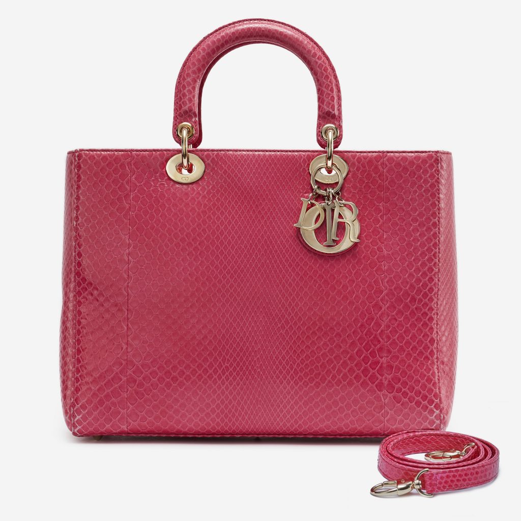 Dior Lady Large Python Pink | SACLÀB