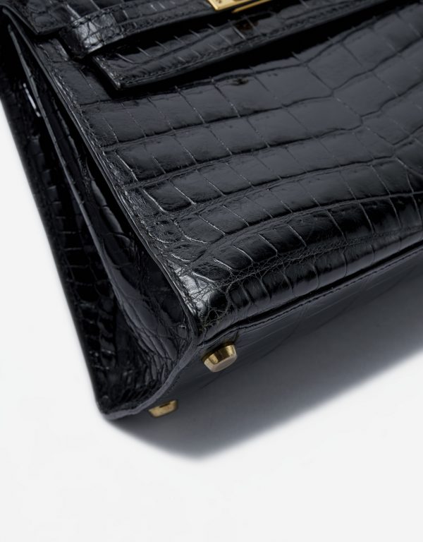 Hermès Kelly Mini Crocodile Black | SACLÀB