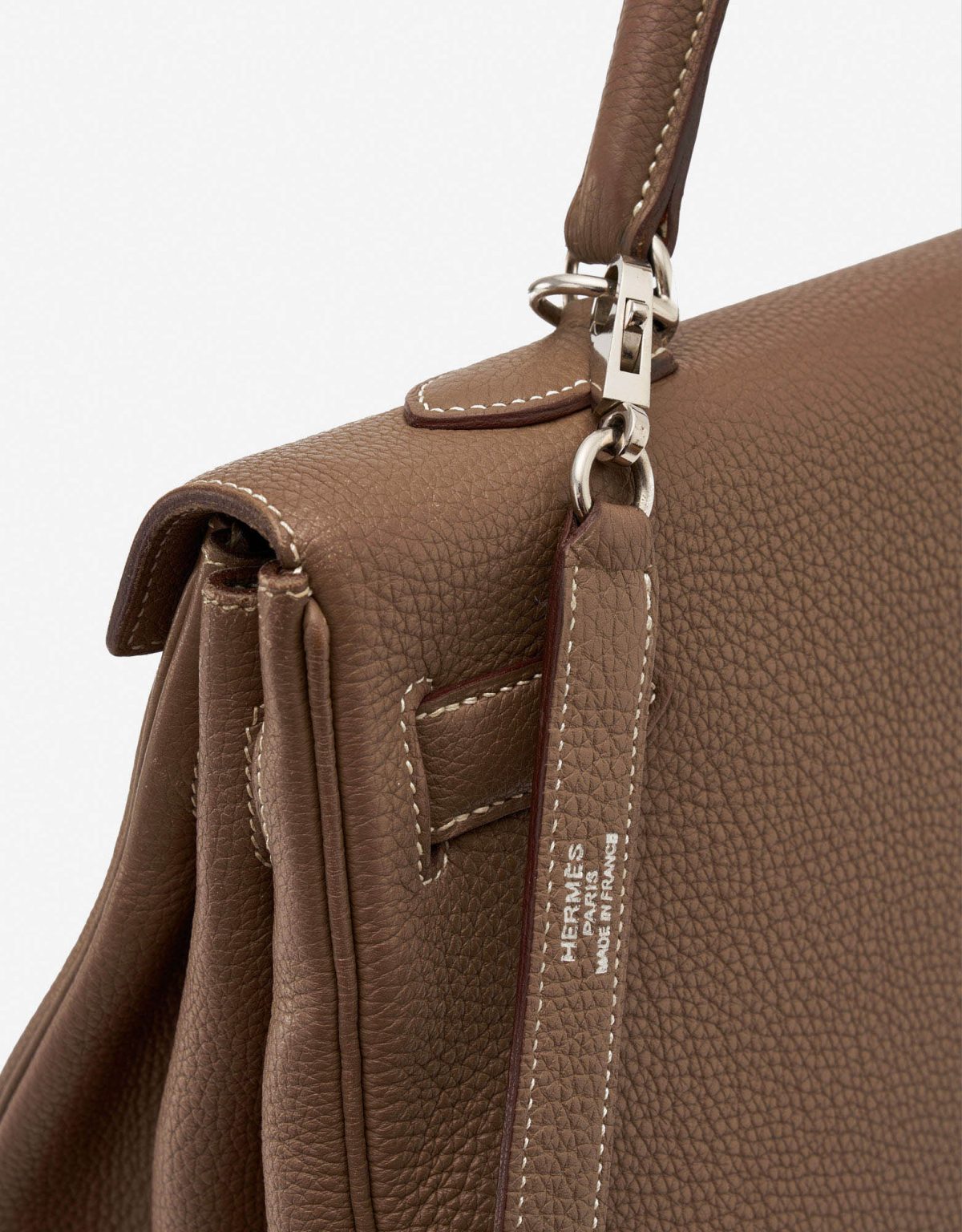 Hermès Kelly 40 Clemence Etoupe | SACLÀB