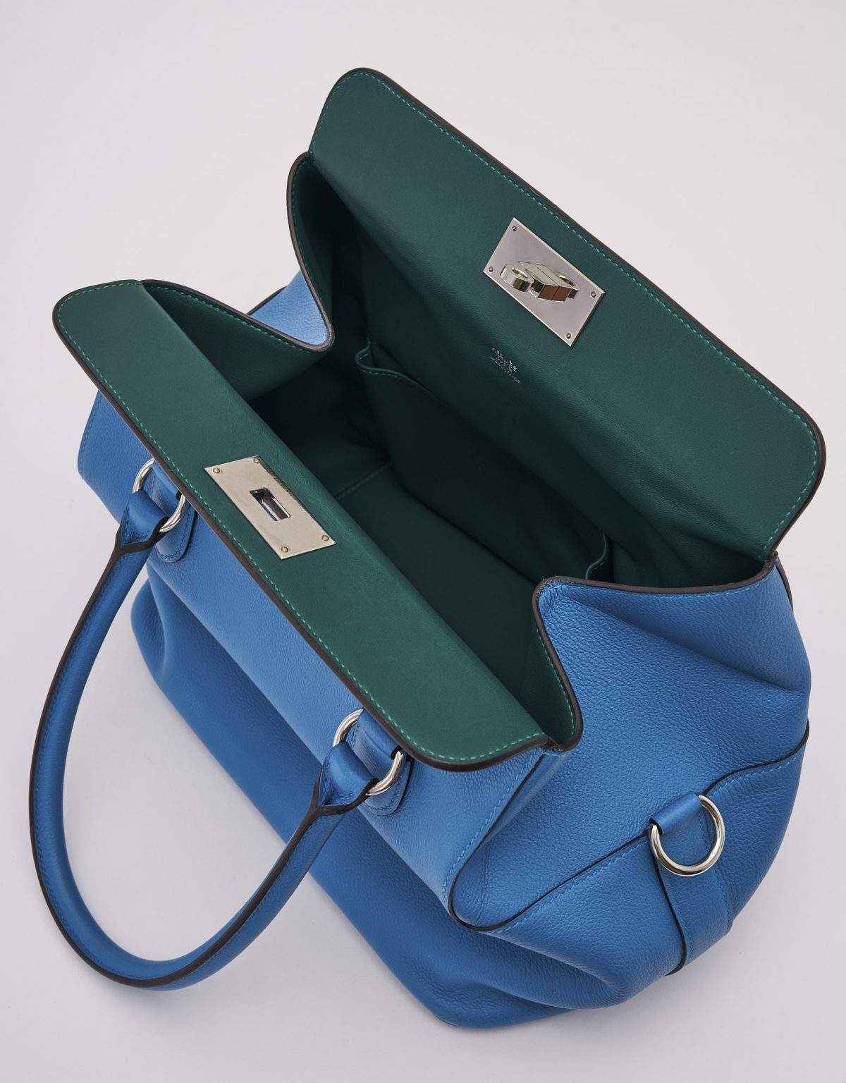 Hermès Toolbox 26 Verso Swift Bleu Zanzibar/Malachite | SACLÀB