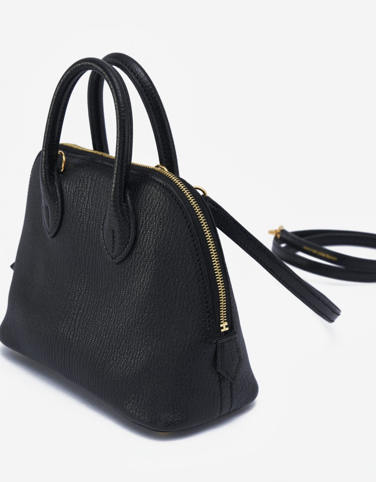 Hermès Bolide Mini Chevre Black | SACLÀB