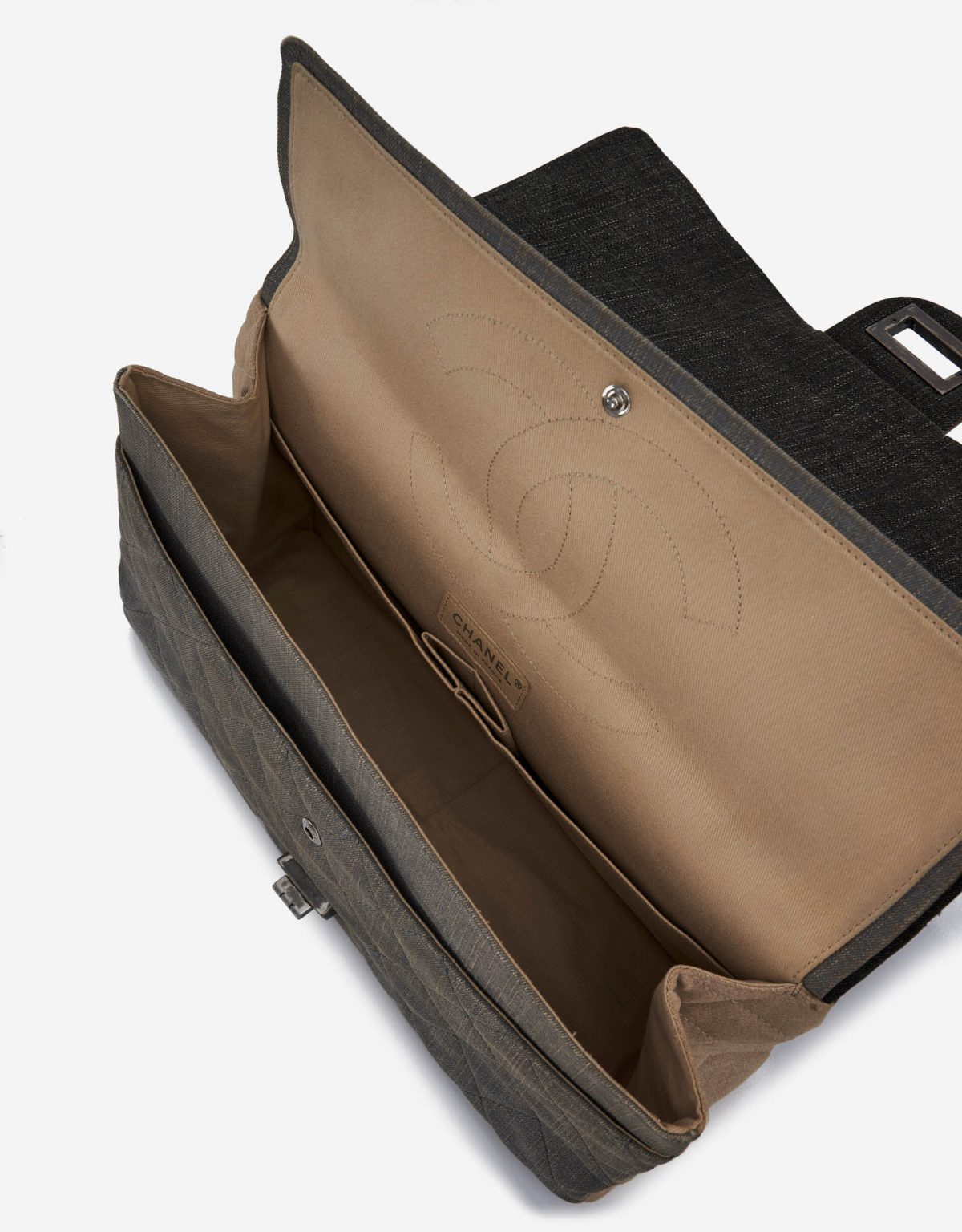 Chanel 2.55 Reissue Maxi Denim Grey | SACLÀB