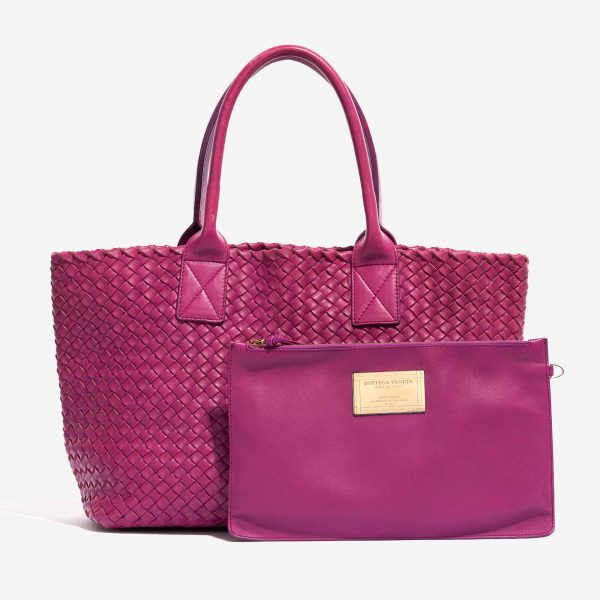 Bottega Veneta Cabat Small Intrecciato Purple | SACLÀB