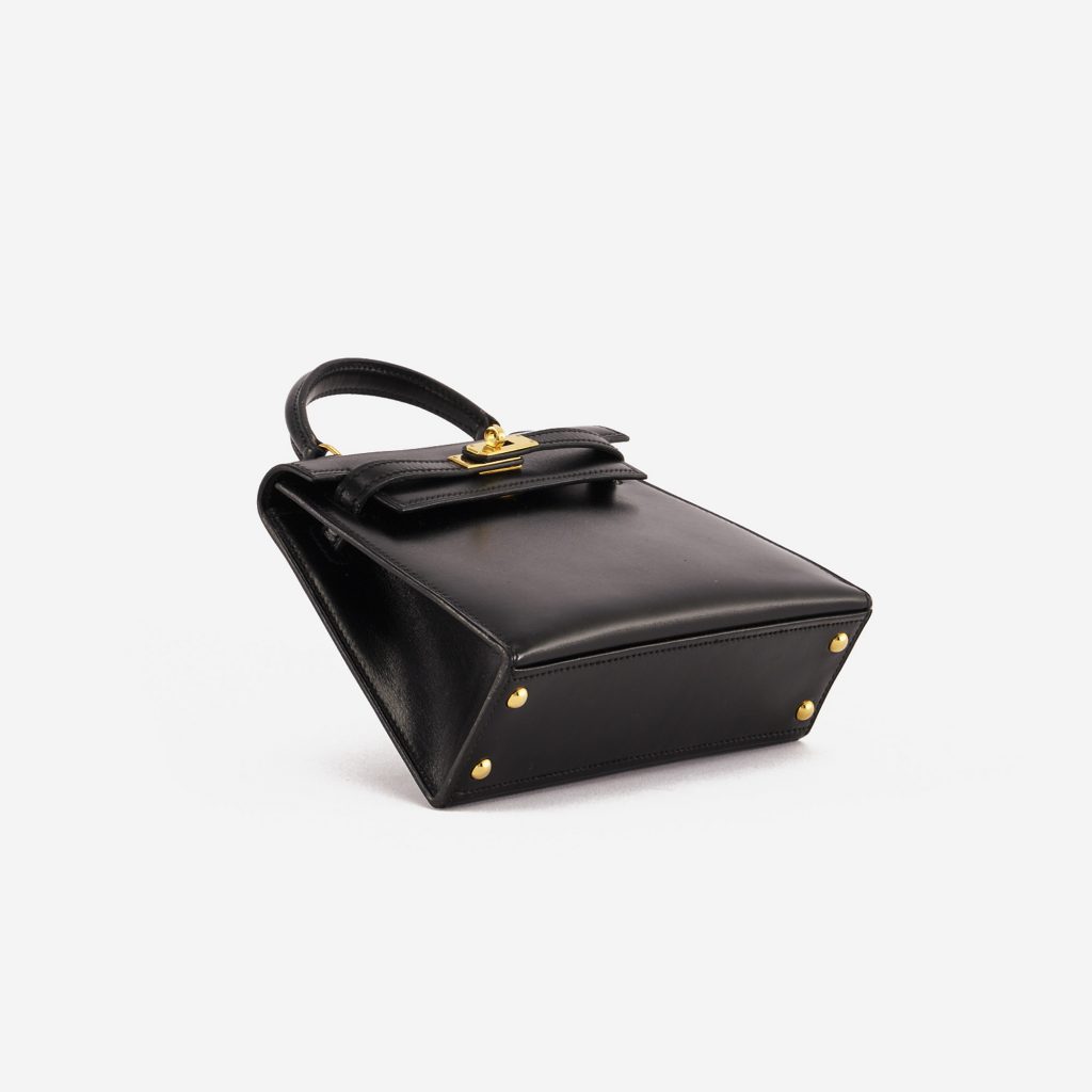 Hermès Kelly 15 Box Black | SACLÀB