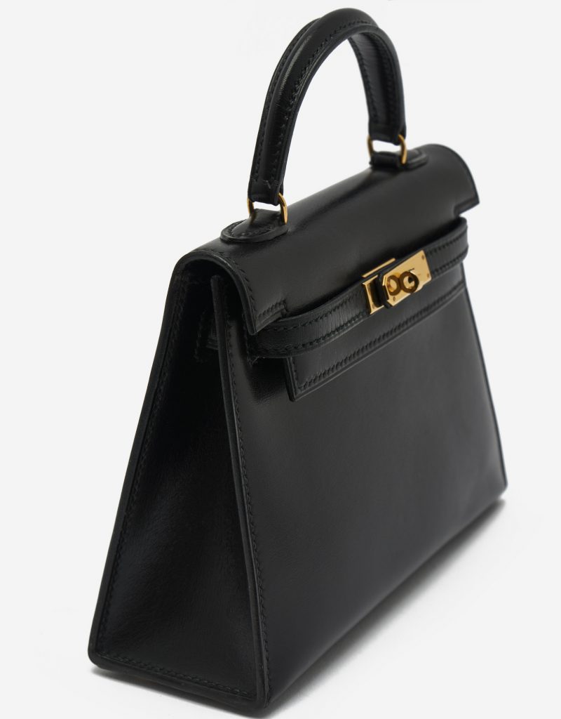 Hermès Kelly 15 Box Black | SACLÀB