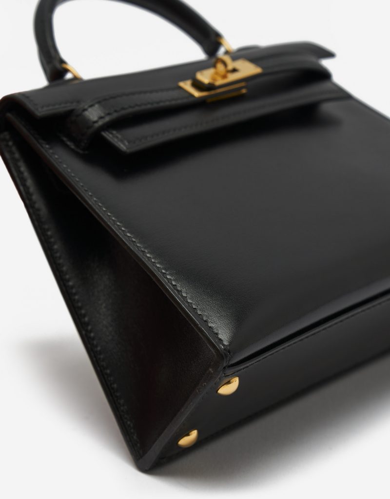 Hermès Kelly 15 Box Black | SACLÀB