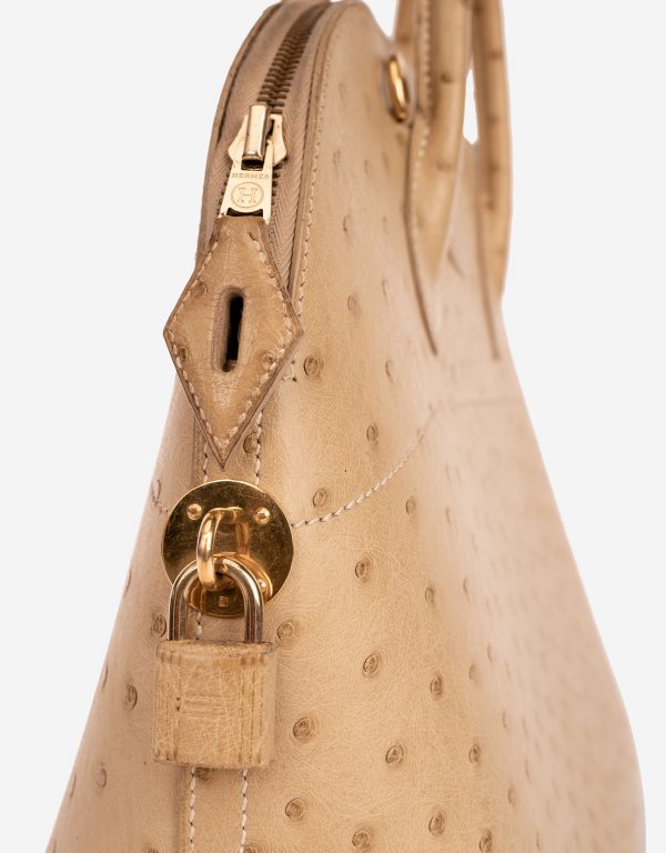 Hermès Bolide 37 Ostrich Beige | SACLÀB