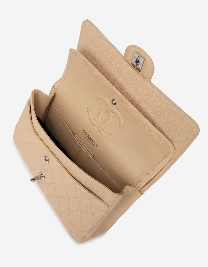 Chanel Timeless Medium Caviar Beige | SACLÀB