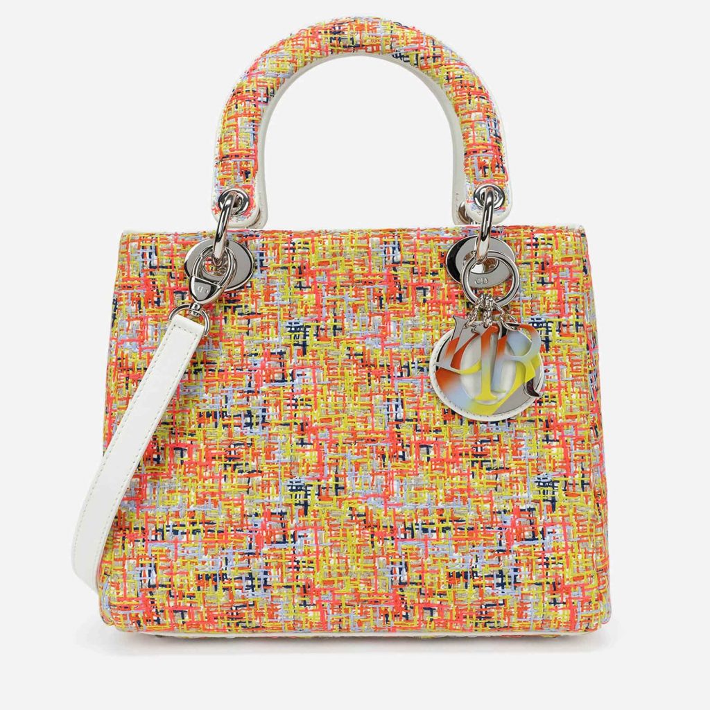 Dior Lady Medium Bag Tweed Multicolour | SACLÀB