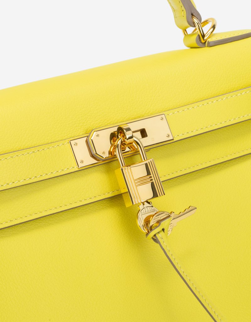Hermès Kelly 28 Evercolor Lime | SACLÀB