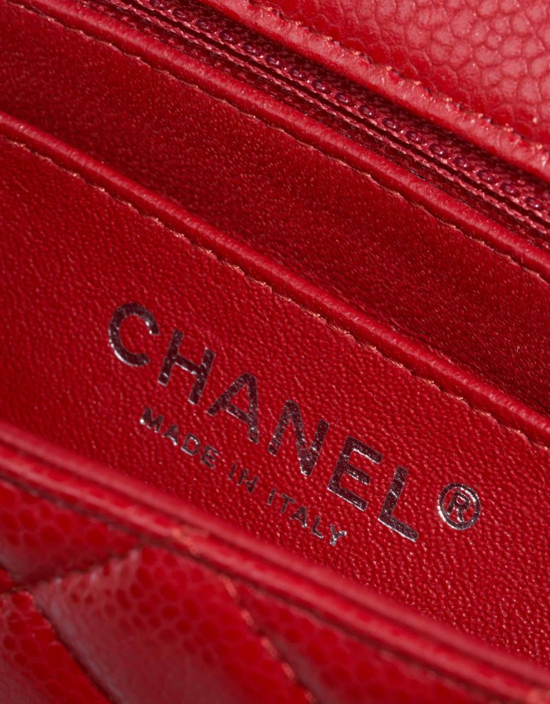 Chanel Timeless Mini Rectangular Caviar Red | SACLÀB