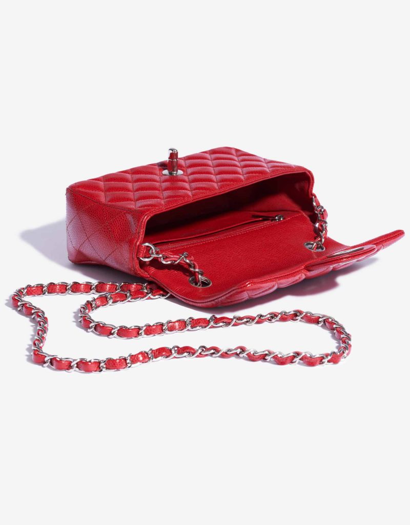 Chanel Timeless Mini Rectangular Caviar Red | SACLÀB