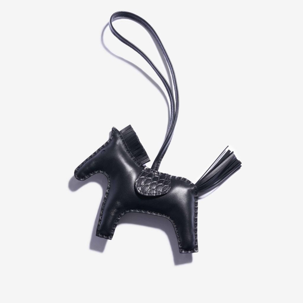 Hermès Rodeo MM Lamb / Alligator Matte SO Black Touch | SACLÀB