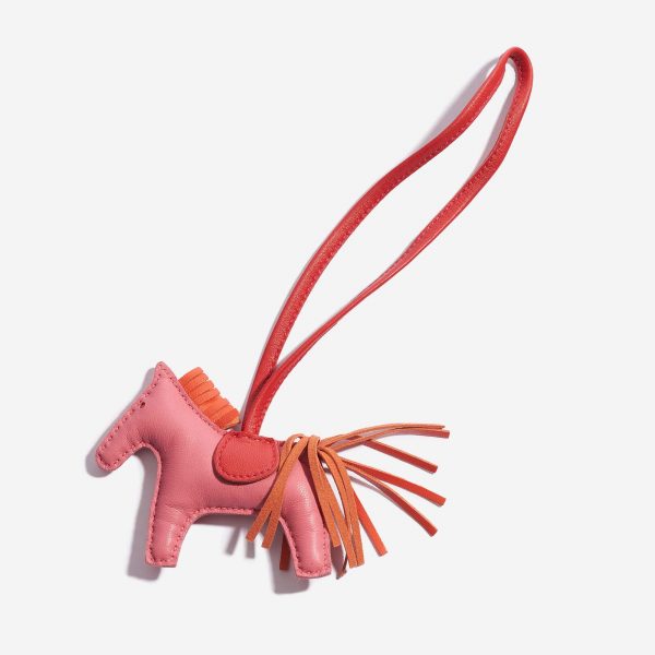 Hermès Rodeo PM Rose Azalée / Orange Poppy / Rouge Indien | SACLÀB