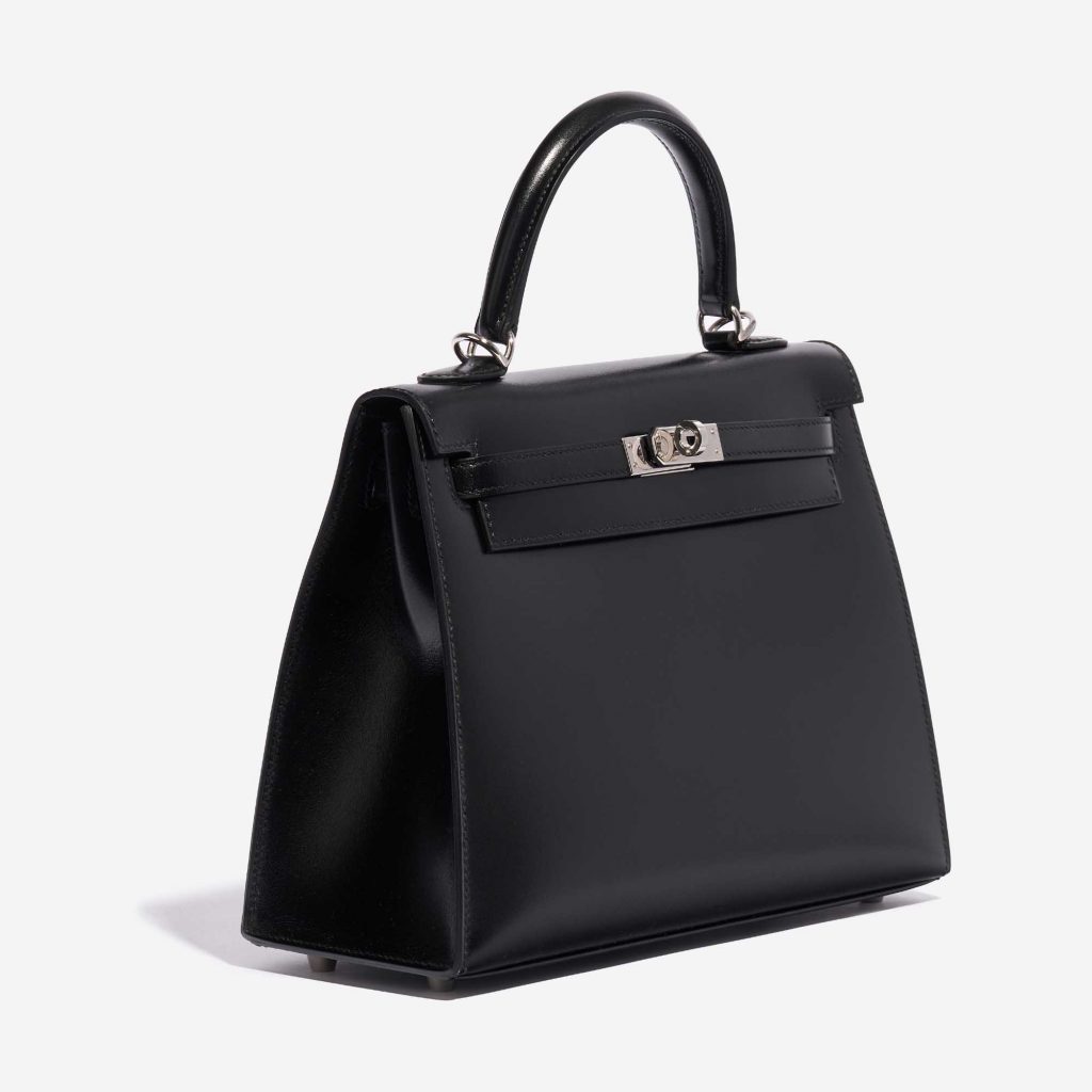 Hermès Kelly 25 Box Black | SACLÀB