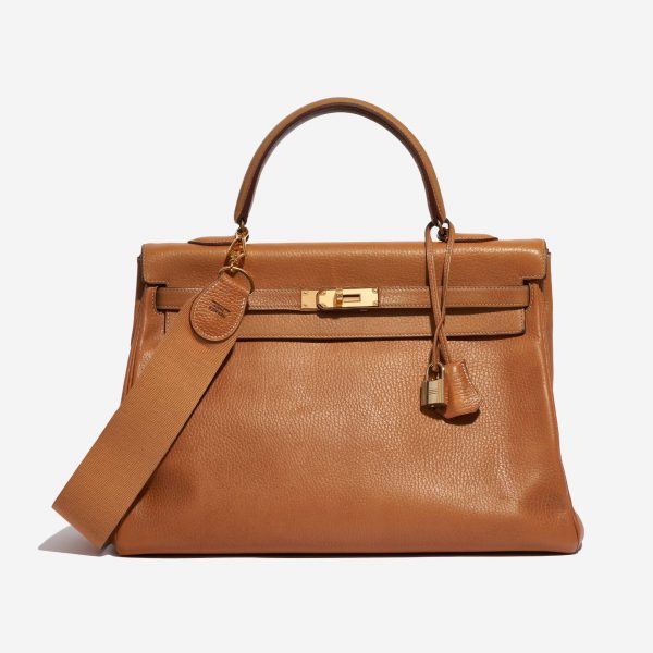 Hermès Kelly 35 Buffalo Gold | SACLÀB