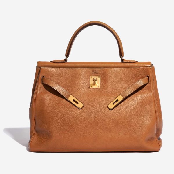 Hermès Kelly 35 Buffalo Gold | SACLÀB