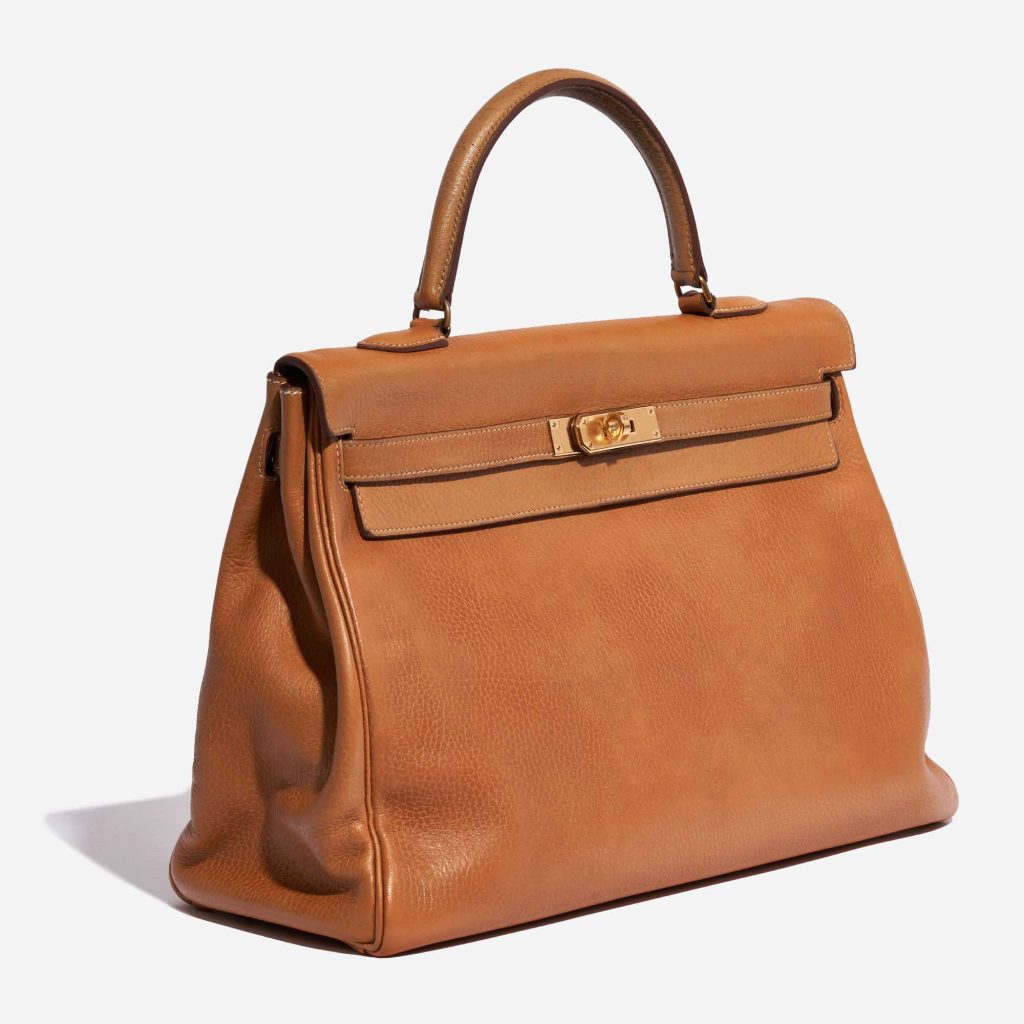 Hermès Kelly 35 Buffalo Gold | SACLÀB