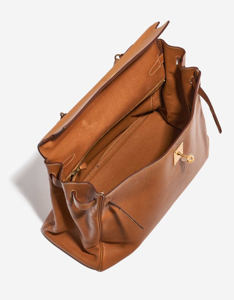 Hermès Kelly 35 Buffalo Gold | SACLÀB
