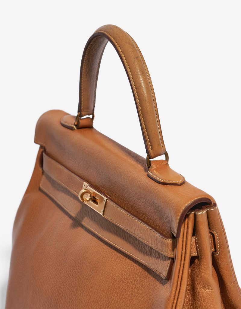 Hermès Kelly 35 Buffalo Gold | SACLÀB