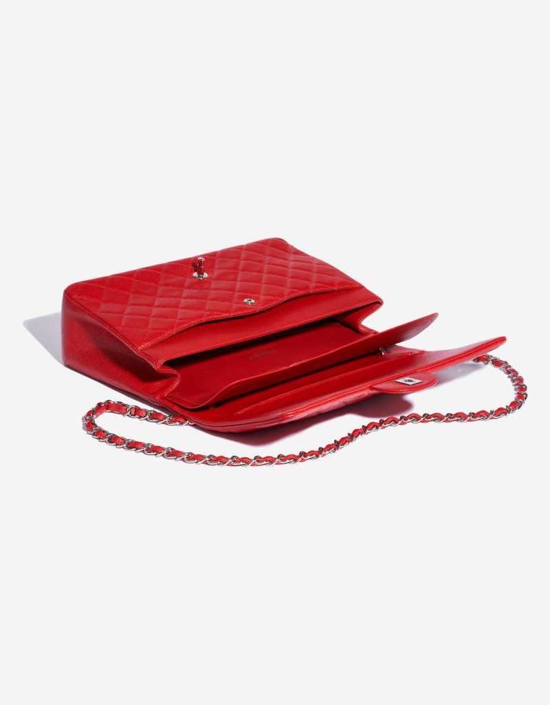 Chanel Timeless Maxi Caviar Red | SACLÀB