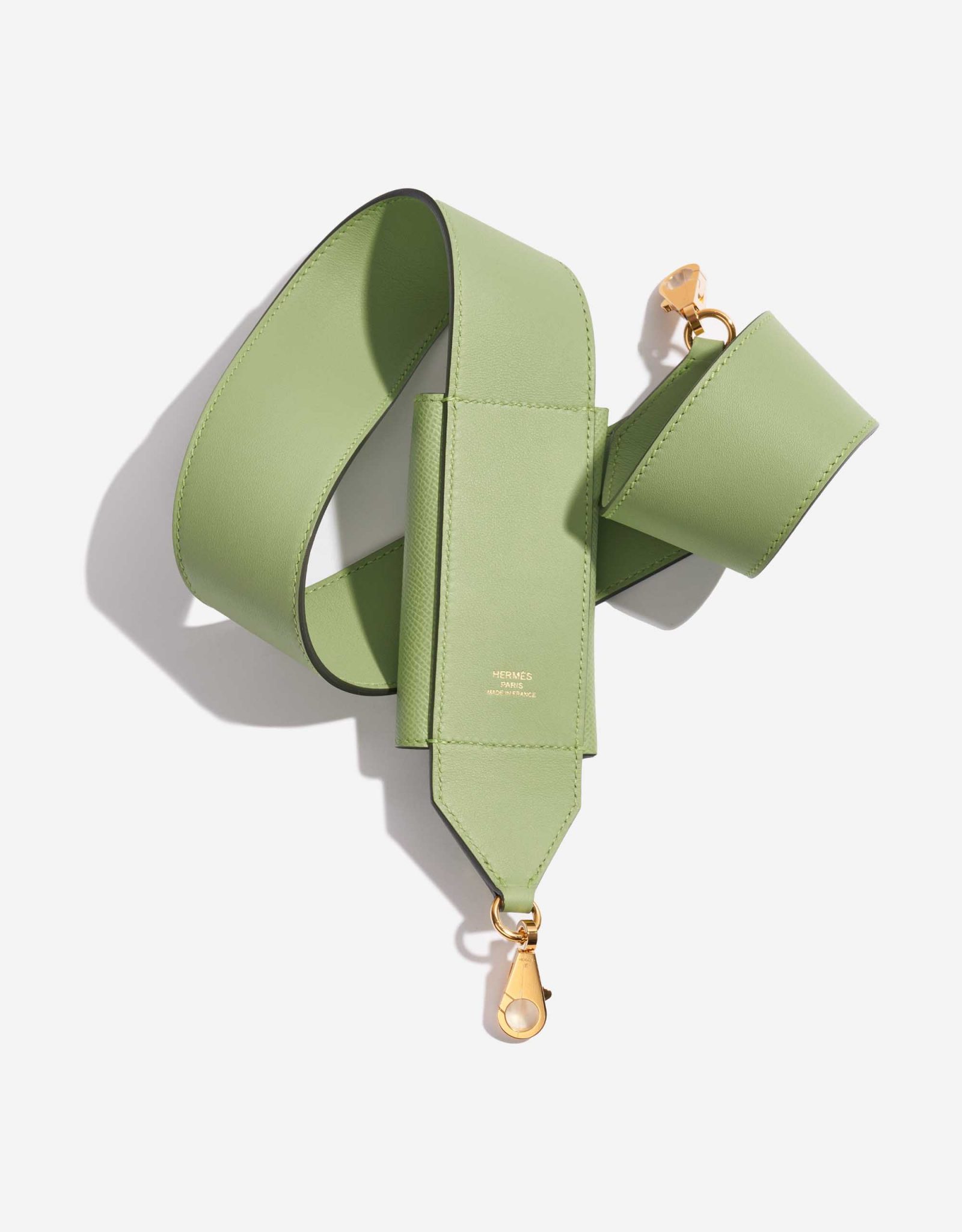 Hermès Kelly Pocket Strap Swift / Epsom Vert Criquet | SACLÀB