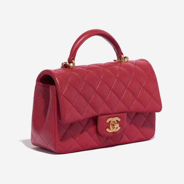 Chanel Timeless Mini Rectangular Lamb Raspberry | SACLÀB