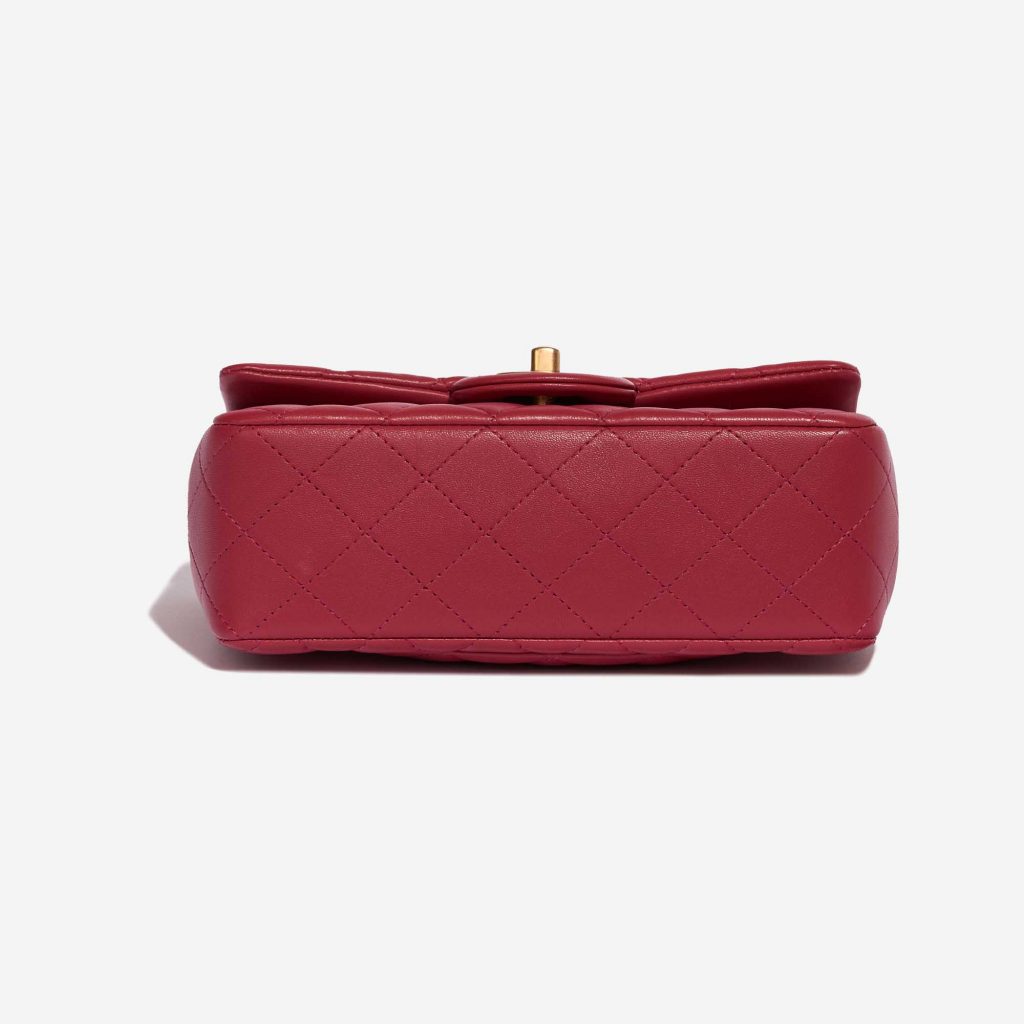 Chanel Timeless Mini Rectangular Lamb Raspberry | SACLÀB