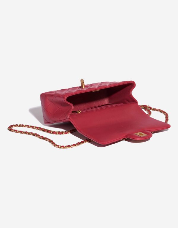 Chanel Timeless Mini Rectangular Lamb Raspberry | SACLÀB