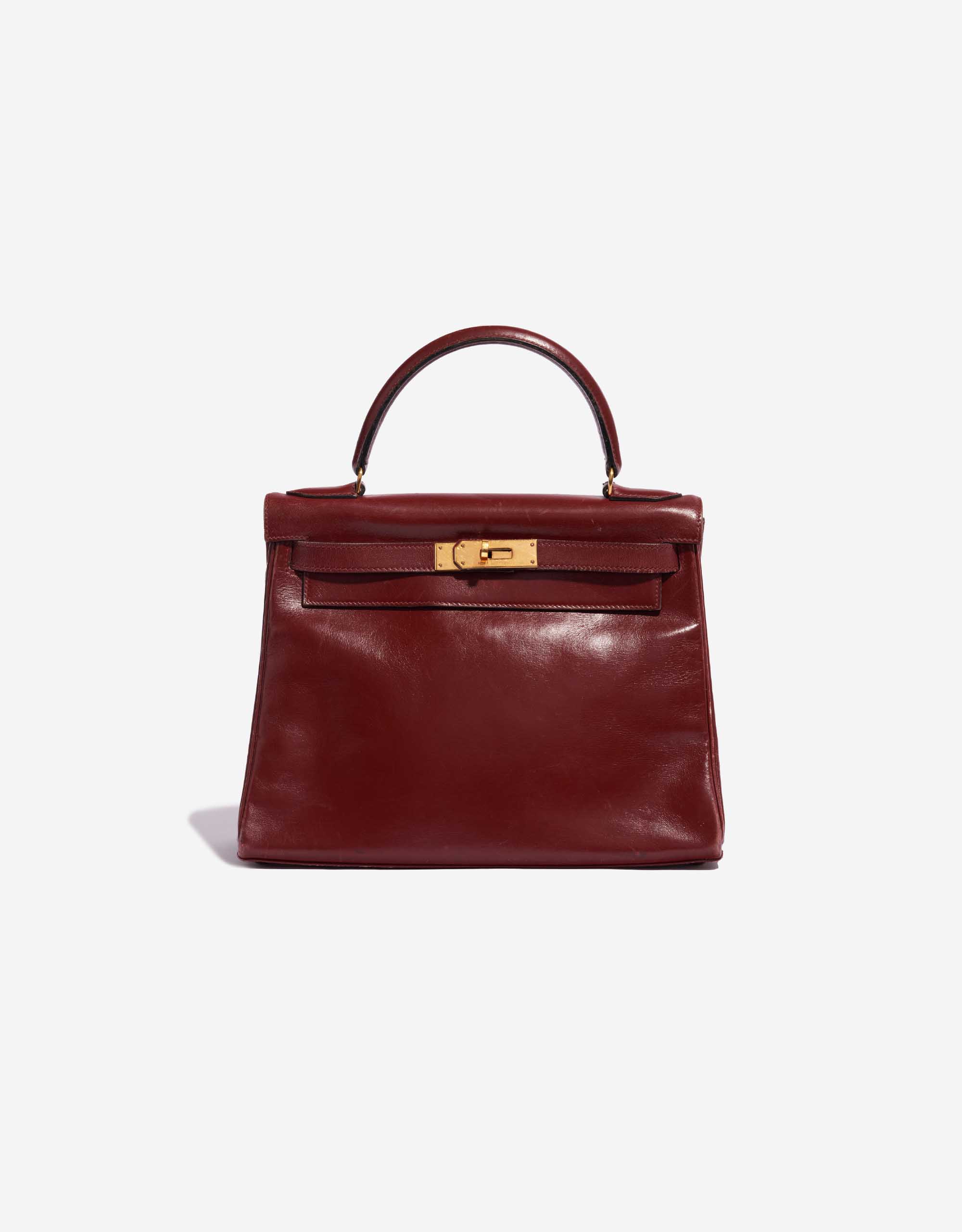 Hermès Kelly 28 Box Rouge H | SACLÀB