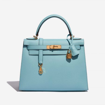 Hermès Kelly 28 Epsom Blue Atoll | SACLÀB
