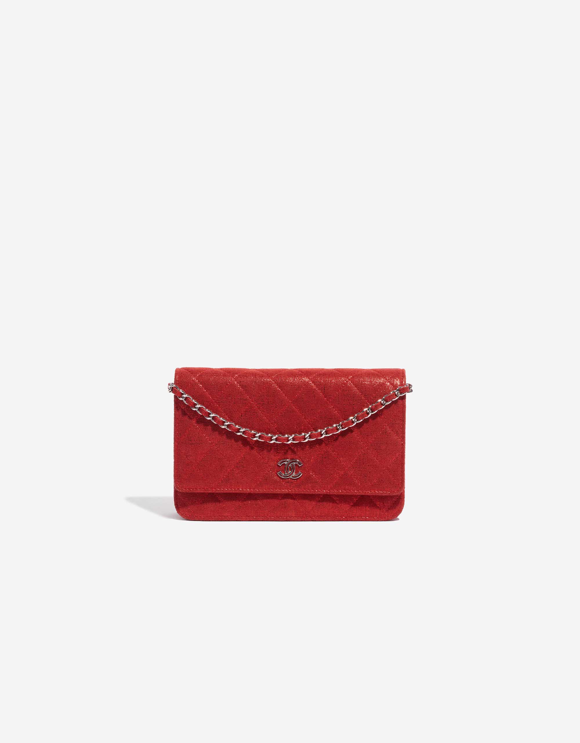 Chanel Timeless WOC Cotton Red Glittery | SACLÀB