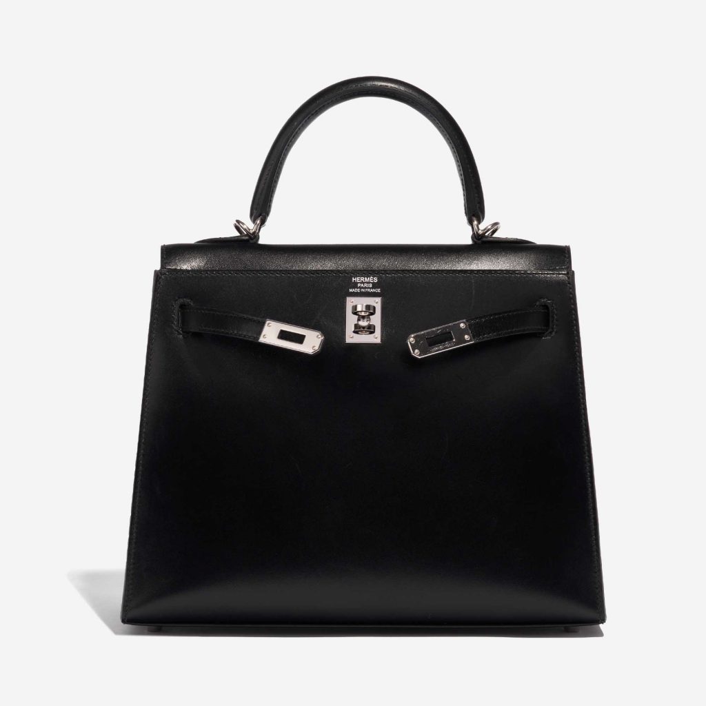 Hermès Kelly 25 Box Black | SACLÀB