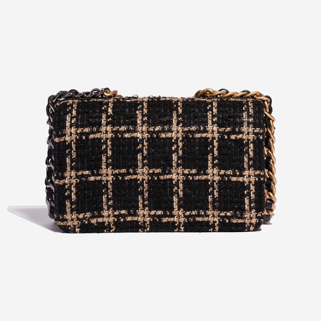 Chanel 19 WOC Tweed Black / Beige | SACLÀB