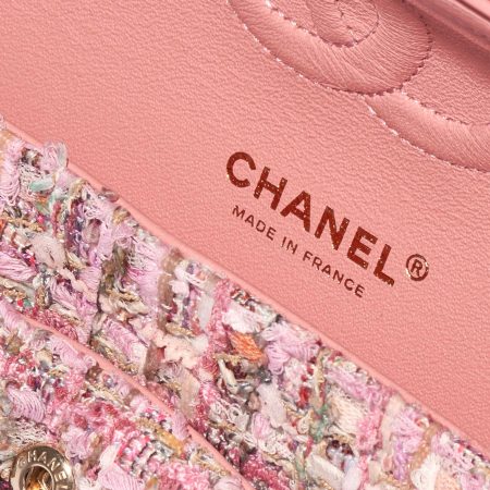 Chanel Timeless Medium Tweed Pink | SACLÀB