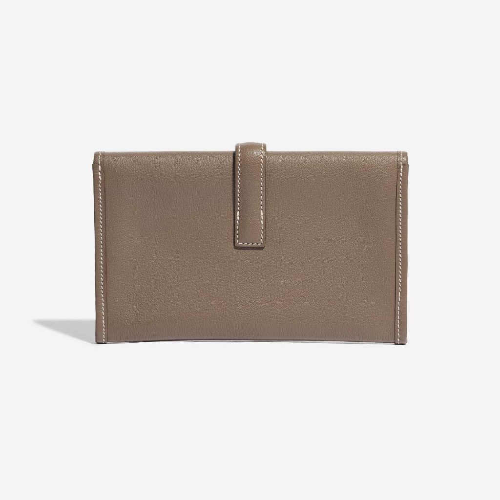 Hermès Jige Clutch Mini Chevre Etoupe | SACLÀB