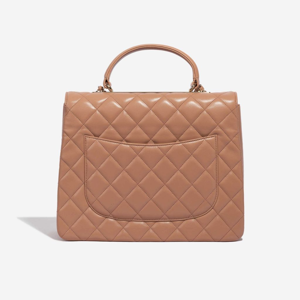 Chanel Timeless Handle Large Lamb Beige | SACLÀB