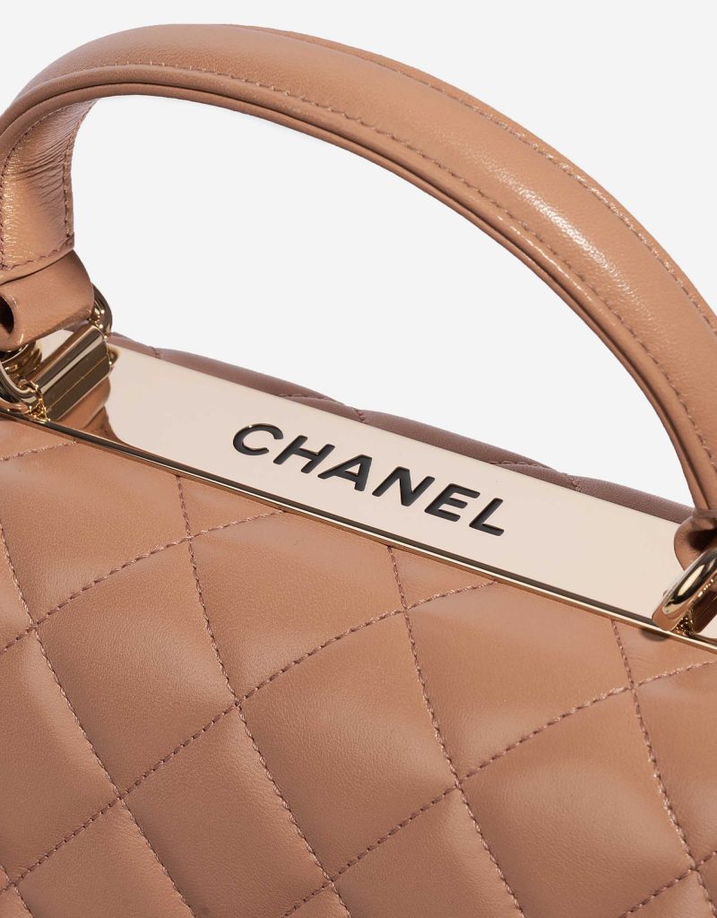 Chanel Timeless Handle Large Lamb Beige | SACLÀB