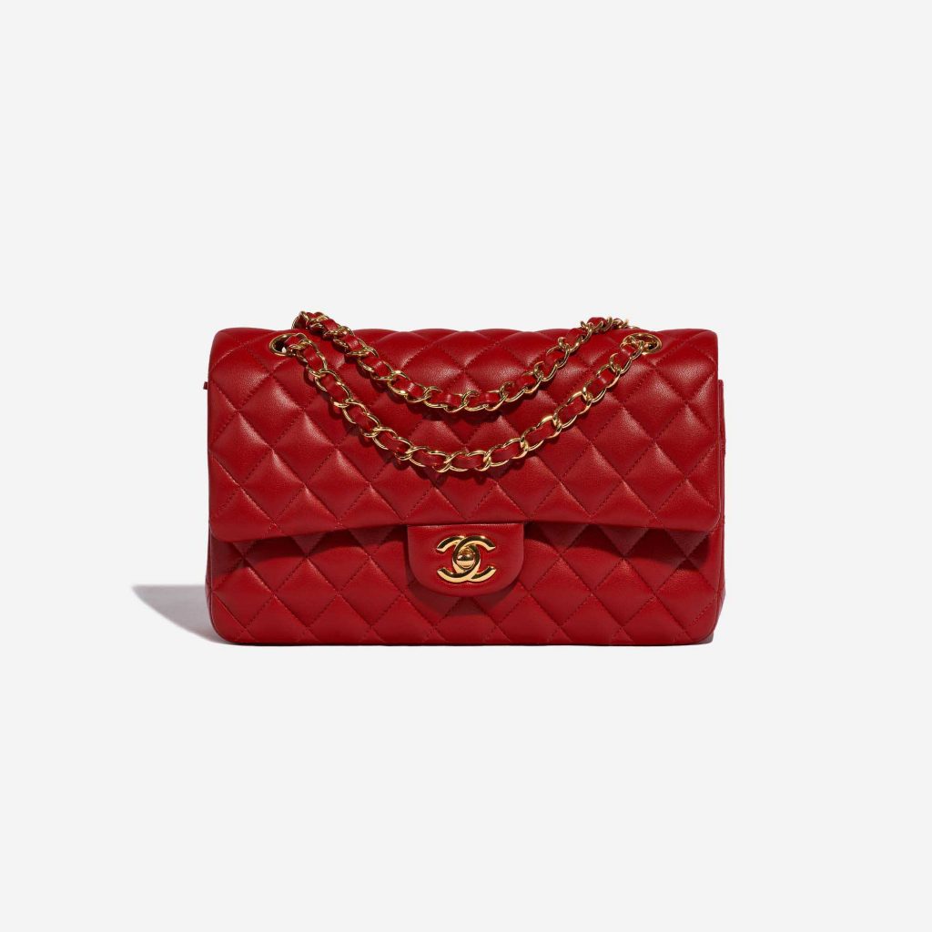Chanel Timeless Medium Lambskin Red | SACLÀB