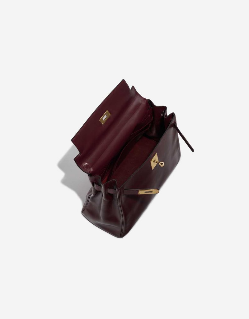 Hermès Kelly 28 Box Rouge H | SACLÀB