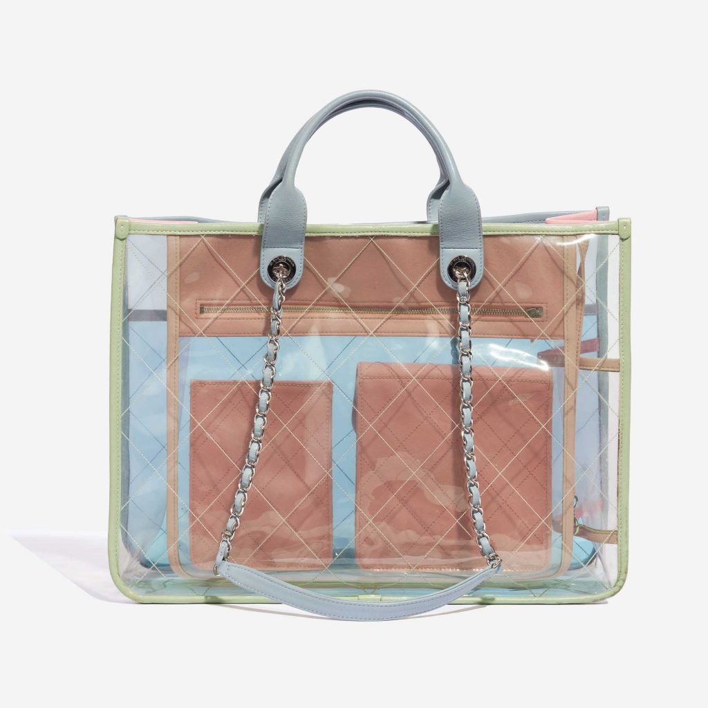 Chanel Shopping Tote PVC / Leather Transparent / Multicolor | SACLÀB