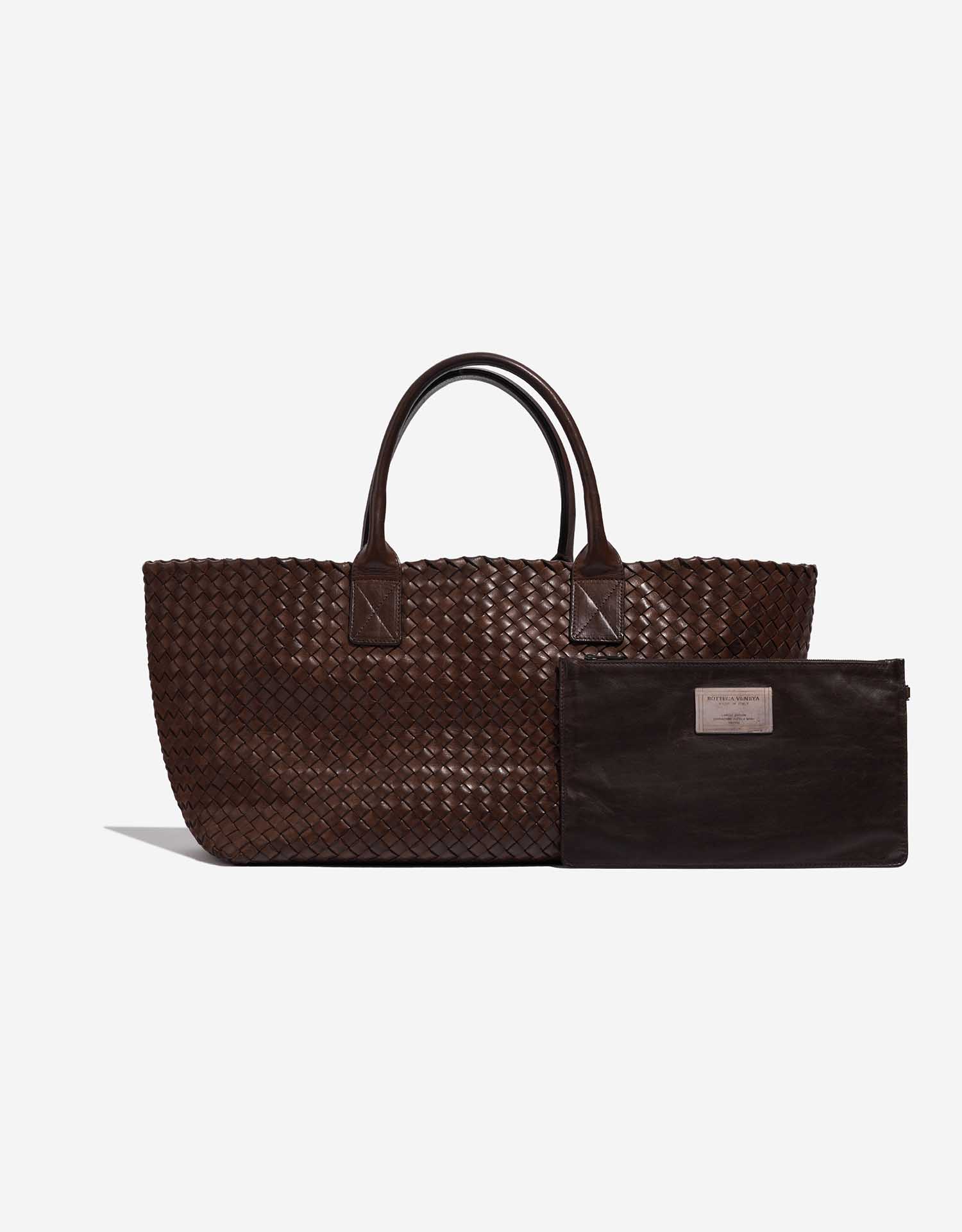Bottega Veneta Cabat Large Calf Dark Brown | SACLÀB