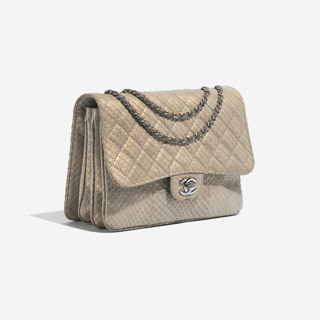 Chanel Timeless Medium Python Gold | SACLÀB