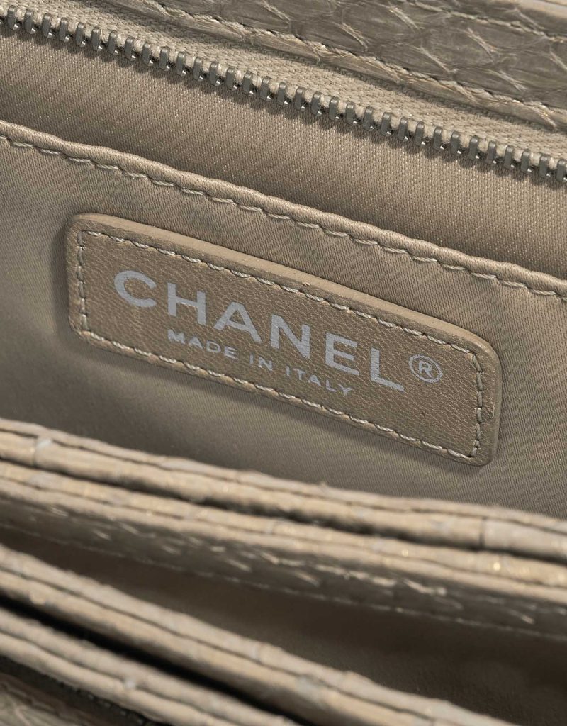 Chanel Timeless Medium Python Gold | SACLÀB