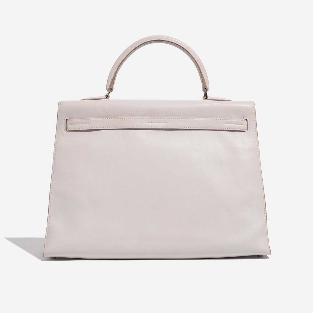 Hermès Kelly Flat 35 Swift Rose Dragee | SACLÀB