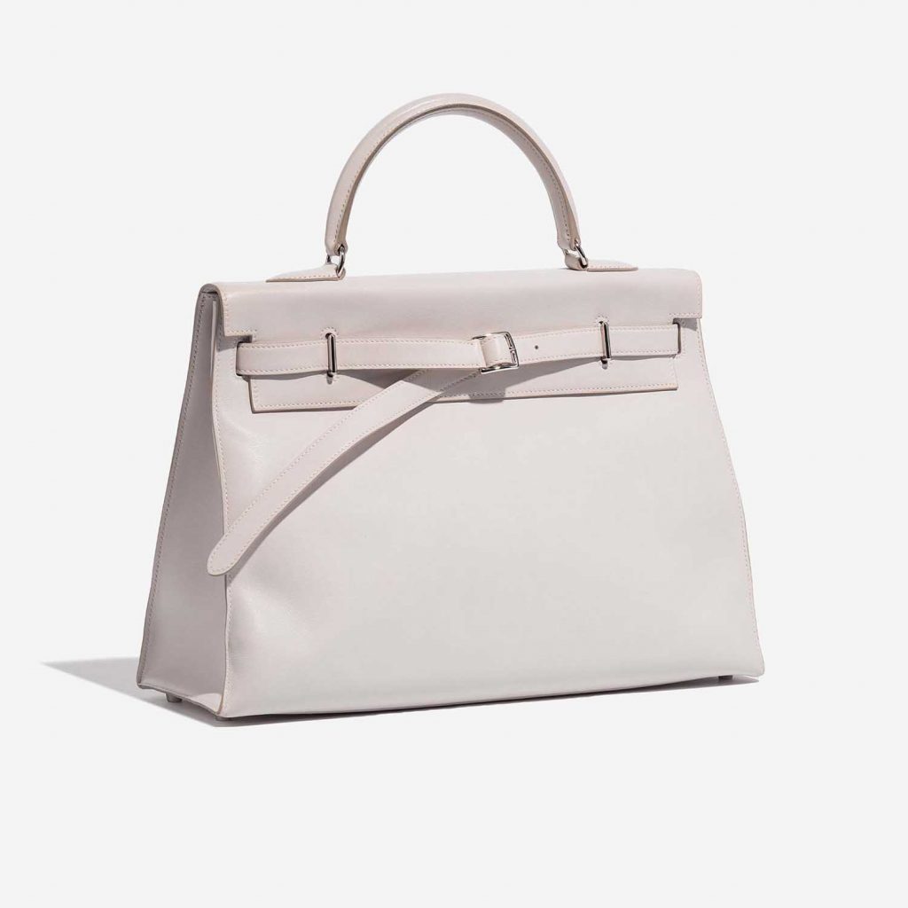 Hermès Kelly Flat 35 Swift Rose Dragee | SACLÀB