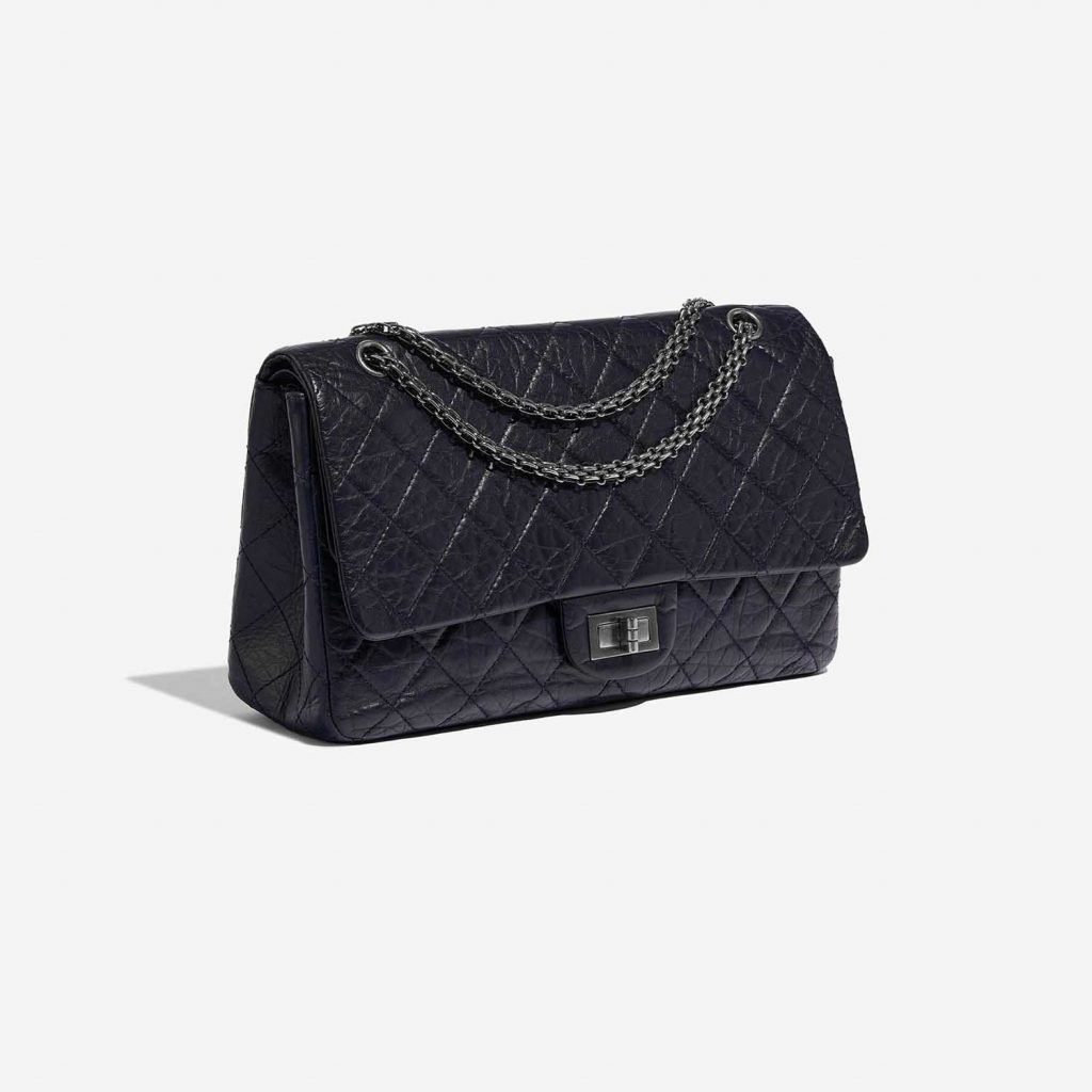 Chanel 2.55 Reissue 227 Aged Calfskin Dark Blue | SACLÀB