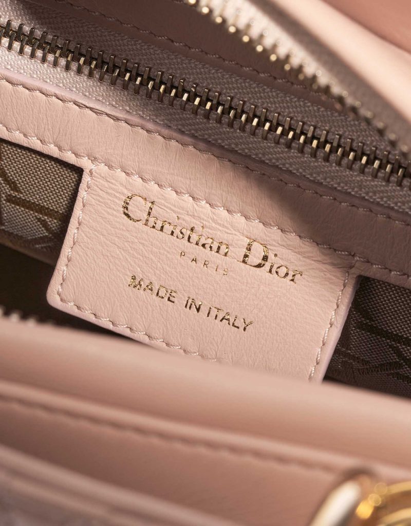 Dior Lady Medium Calf Light Pink | SACLÀB